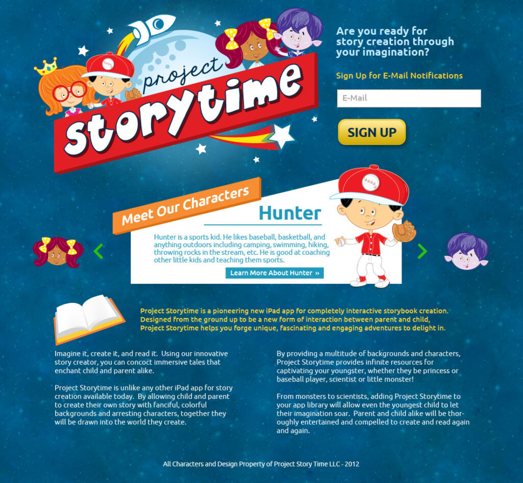 Project Storytime – Tiffany Myers Design: Digital + Print Graphic Designer